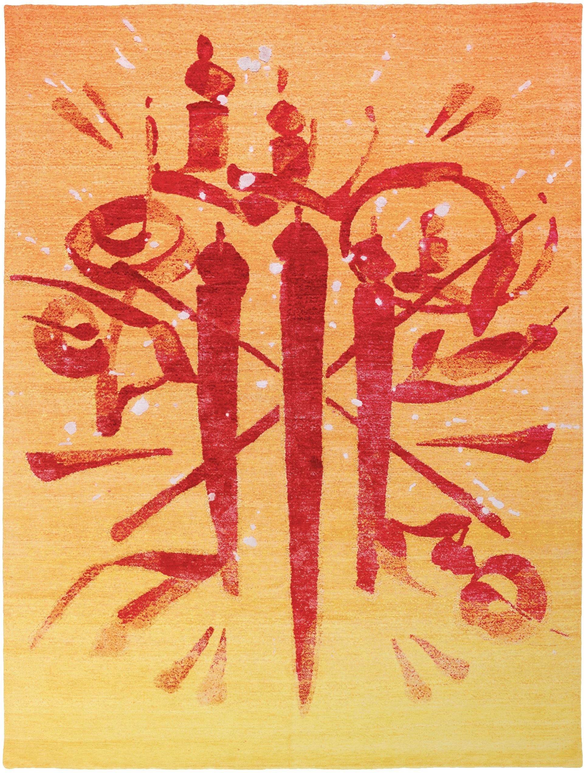 Loud Music - Chaz Bojórquez – Modern Rugs LA